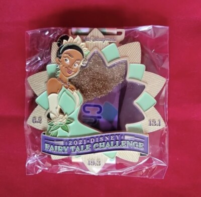 Run Disney 2021 Princess Half Marathon Weekend Medal Tiana | eBay