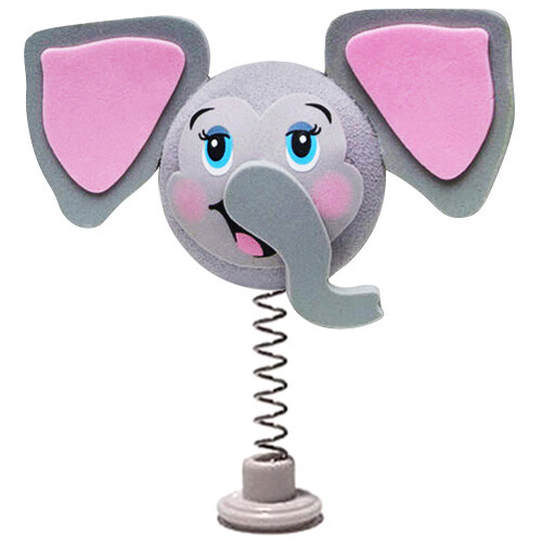 Tenna Tops Elephant Car Antenna Topper / Mirror Dangler / Desktop ...