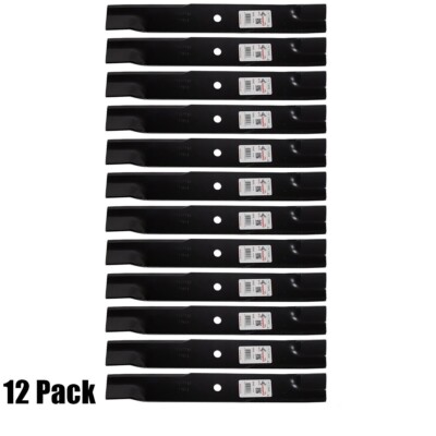 12PK Lawn Mower Blades for Hustler 54" XR-7 Z & Super Z 797696 601124 ...