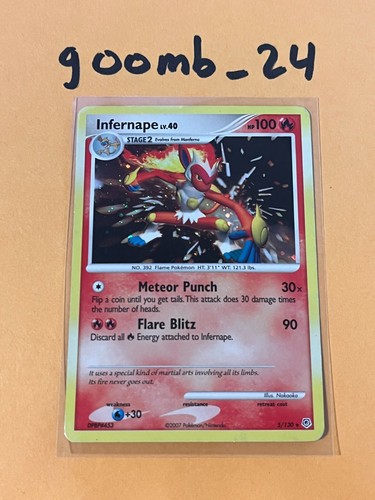 Pokémon TCG Infernape Diamond & Pearl 5/130 Holo Rare - NM/LP | eBay