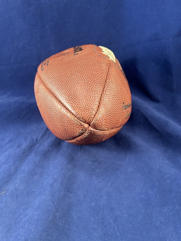 Wilson "The Duke" Official NFL Authentic Game Ball Leather Football ...