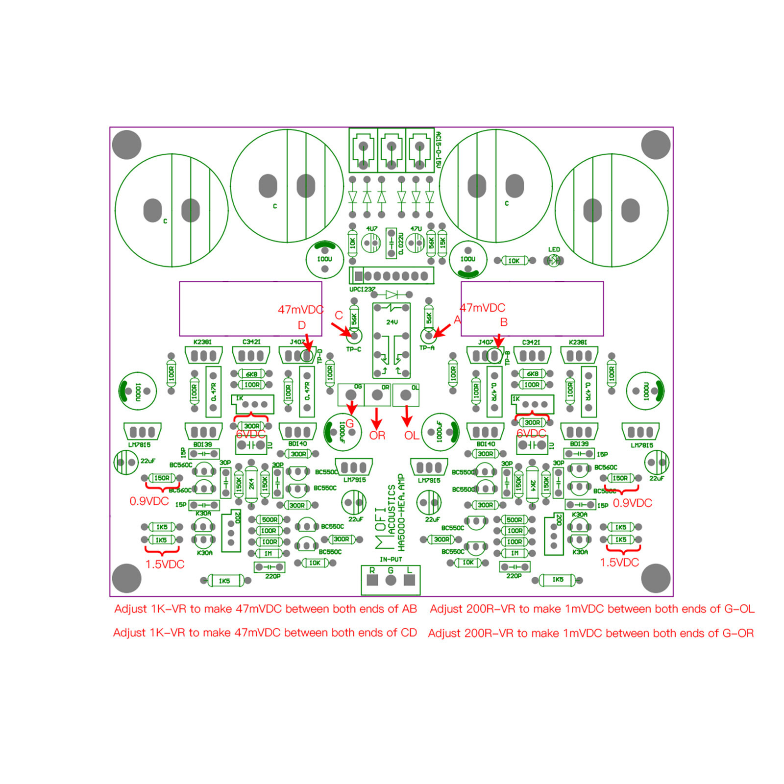 1pc Technica HA5000 Fully Discrete Headphone Amplifier Kit DIY ...