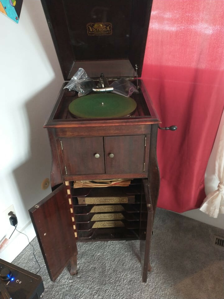 Victrola Record Cabinet