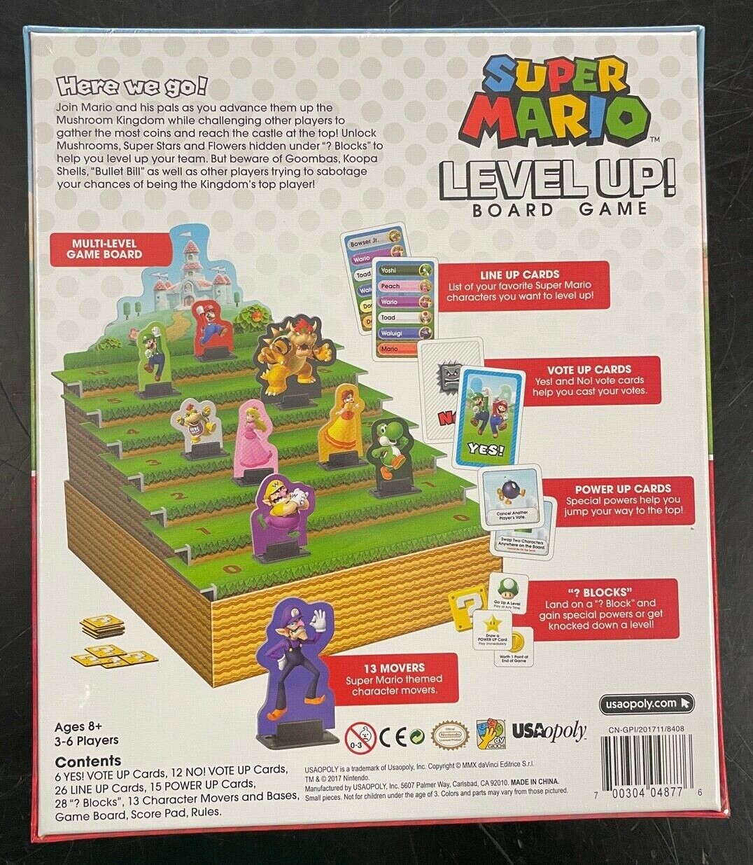 Super Mario Level Up Board Game x 1 - New - Factory Sealed | eBay