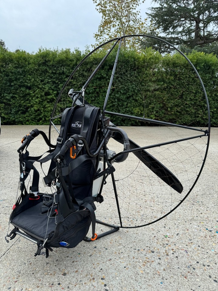 Miniplane Top 80 Rigid Cage 150 Paramotor w/ 140cm Propeller, Powered ...