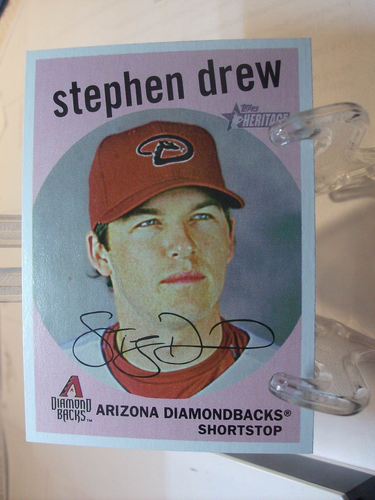 2008 Topps Heritage Baseball Card #306 Stephen Drew (94732) | eBay