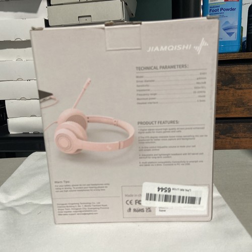 Jiamqishi EH01 Noise Cancelling USB 3.5mm On The Ear Headset W ...
