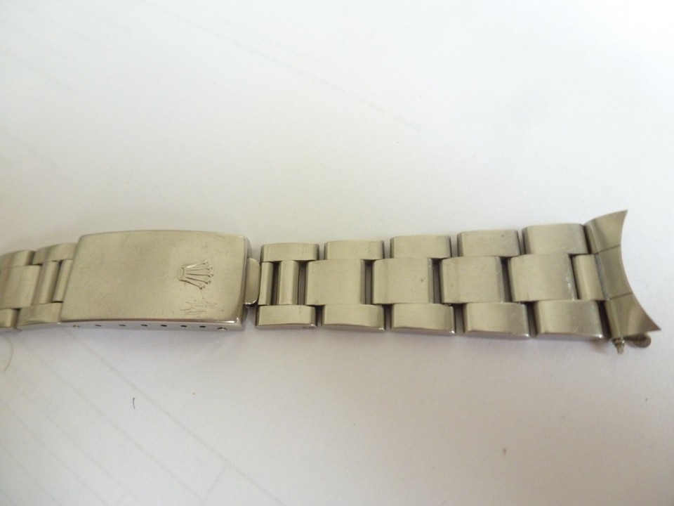 19MM Rolex 78350 OP8 stain steel oyster 557B End links used condition ...
