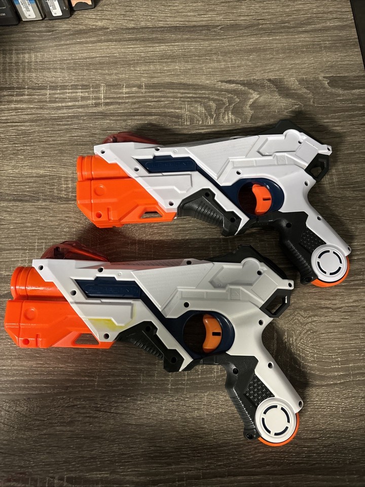 NERF Laser Ops Pro Alphapoint Lazer Tag Indoor Outdoor Game. Not Tested ...