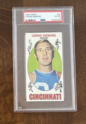 1969-70 Topps Basketball Connie Dierking Cincinnati Card #28 PSA 4 | eBay