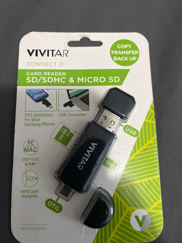 Vivitar USB 2.0 Digital SD Card Reader VIVCR46N-NO C | eBay