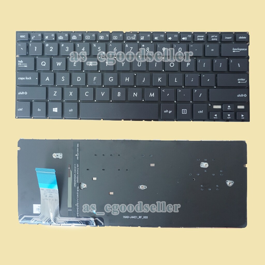 New for ASUS UX330U UX330UA UX330UAK UX330CA Keyboard US QWERTY BACKLIT ...