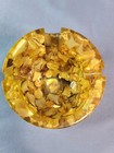 Shell Flakes w/Mother of Pearl Ashtray Handmade UNIQUE Cigarette ...
