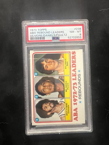 1973 Topps Basketball #238 ABA Rebound Leaders PSA 8 | eBay