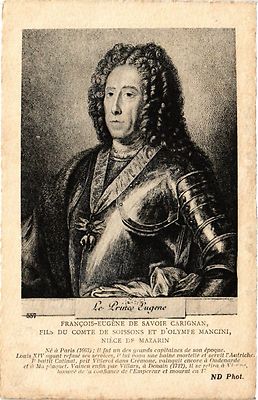 CPA FRANCOIS-EUGENE DE SAVOIE CARIGNAN. Militaire (287314) | eBay