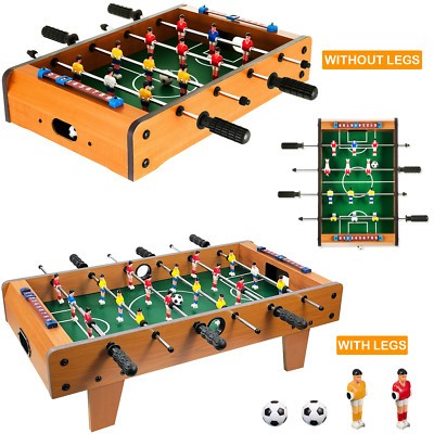 Wooden Mini Foosball Table Top Football Soccer Game Set Kids Family ...