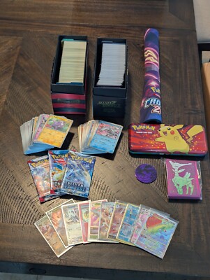 Pokemon Bulk Plus Lot. Includes sealed booster packs and guaranteed ...