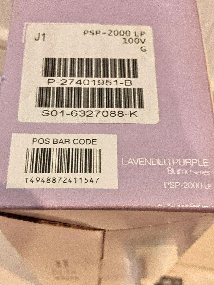 Sony Playstation Portable Lavender Purple PSP-2000LP Game Handheld ...