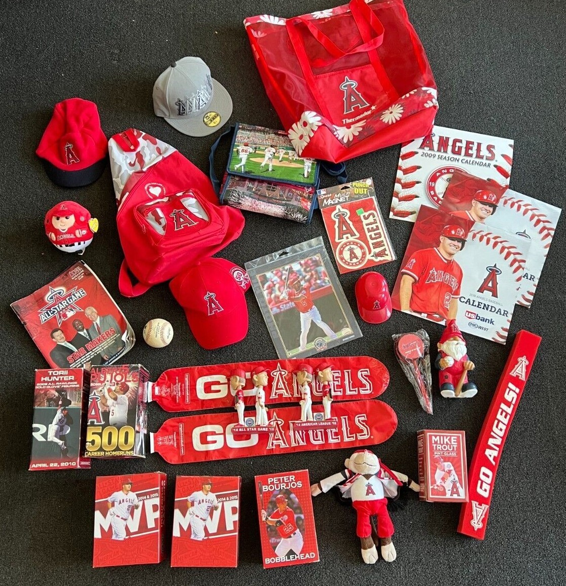 Los Angeles Angels Baseball Memorabilia Collection - Trout Pujols ...