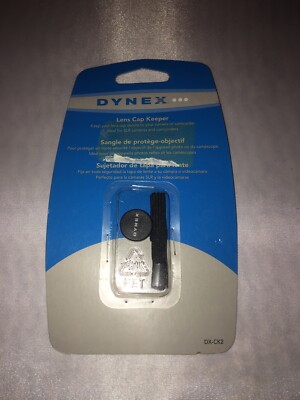 Dynex DX-CK2 Lens Cap Keeper for Canon DSLR Digital Cameras Camcorders ...