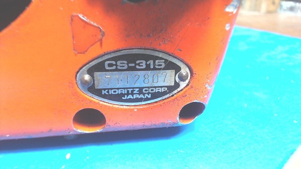 Vintage --ECHO--KIORITZ-- Japan-CS-315-Chain saw {-For parts}- Has ...