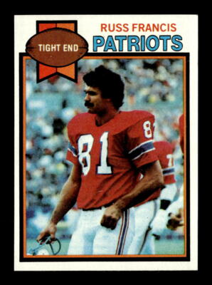 1979 Topps #380 Russ Francis New England Patriots EX Football Card ...