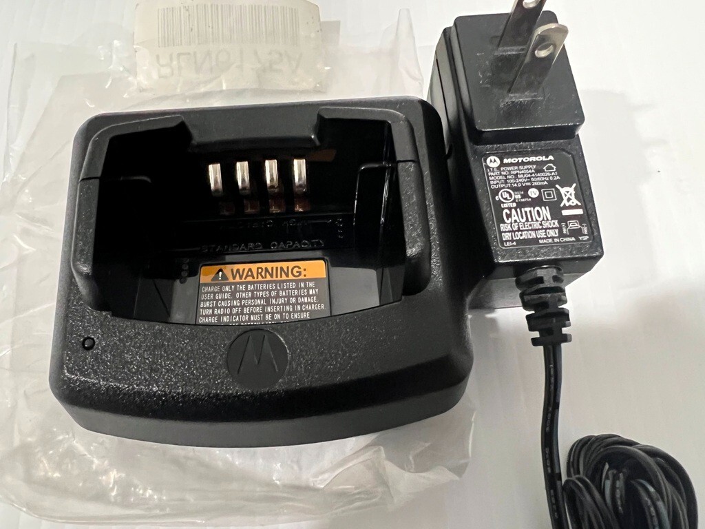 Motorola Chargers RLN6175A Black Portable RDX Series 2 Way Radio | eBay