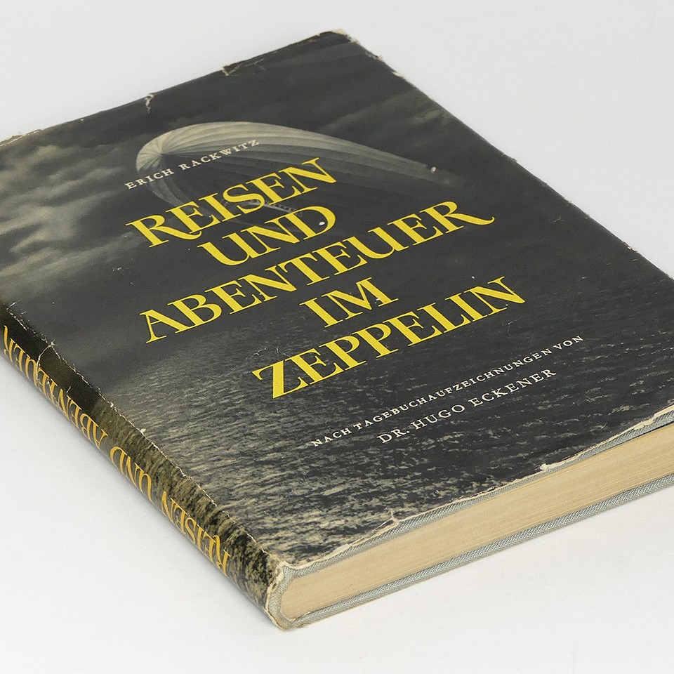 German Zeppelin Book w/77 photo, Airship Hindenburg LZ 1 LZ 129 ...