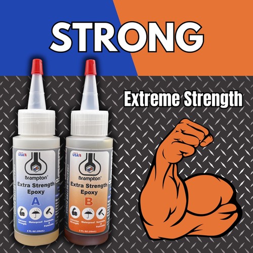Brampton Extra Strength Epoxy - Epoxy Glue Kit for Metal, Wood, Tile, Most Pl... | eBay