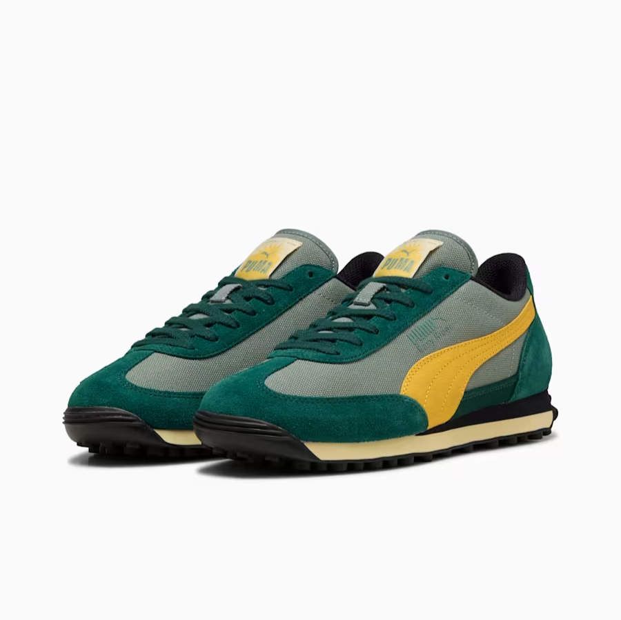 Puma Easy Rider Weathered in Green and Yellow UK 7 | eBay UK
