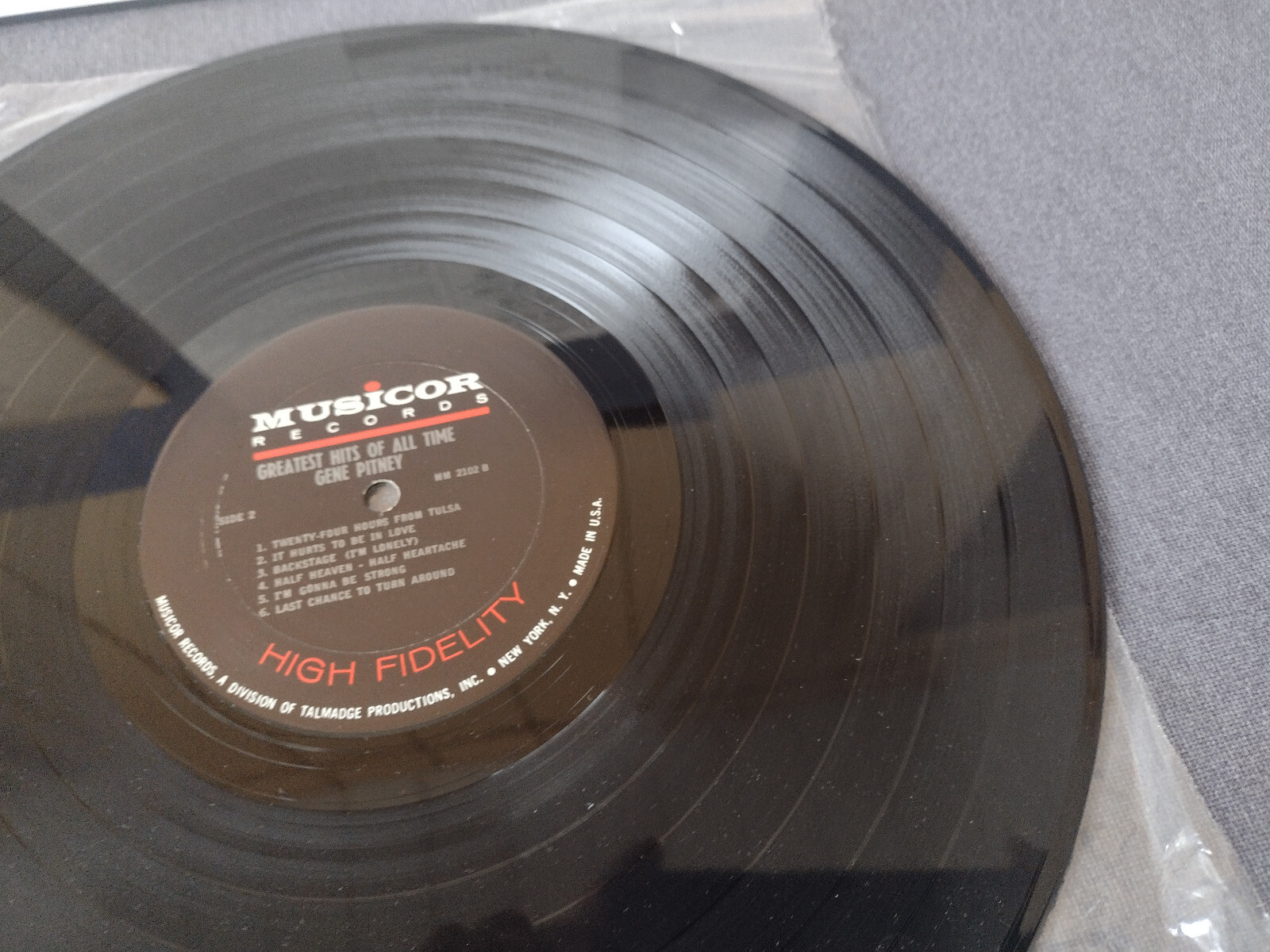 Gene Pitney It Hurts To Be In Love/Greatest Hits Musicor Records Vinyl ...