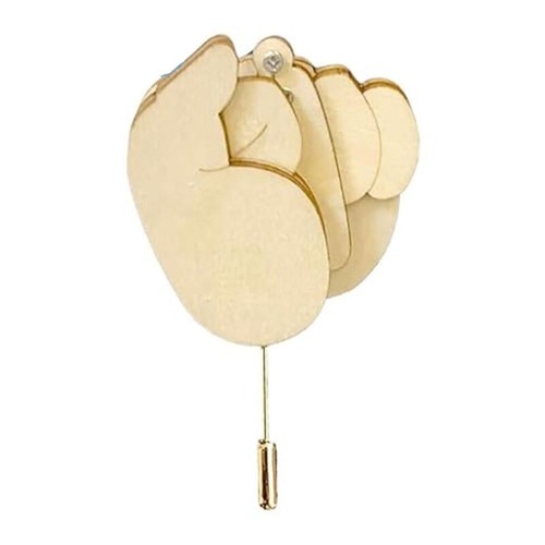 Middle Finger Gesture Fun Brooch Hand Sign Lapel Pin for Expressive ...