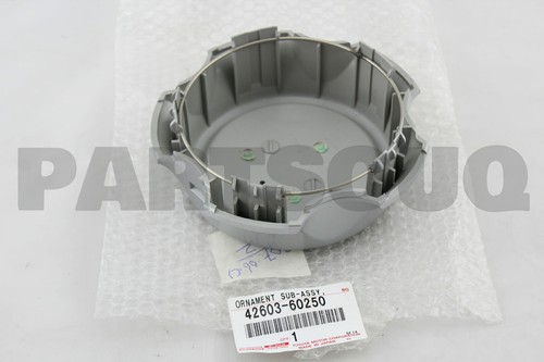 4260360250 Genuine Toyota ORNAMENT SUB-ASSY, WHEEL HUB(FOR FRONT) 42603 ...