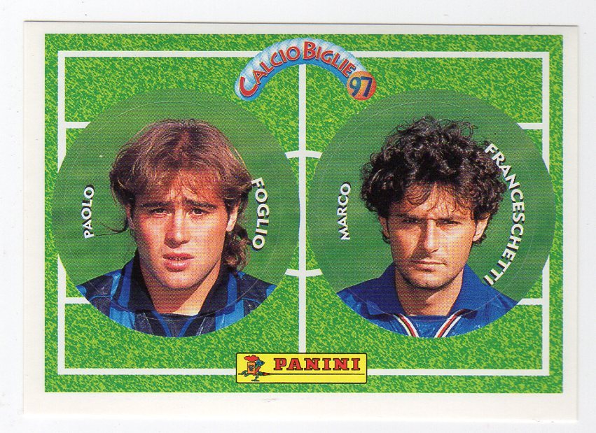 figurina CALCIO BIGLIE 97 PANINI NEW numero 46 FOGLIO - FRANCESCHETTI ...