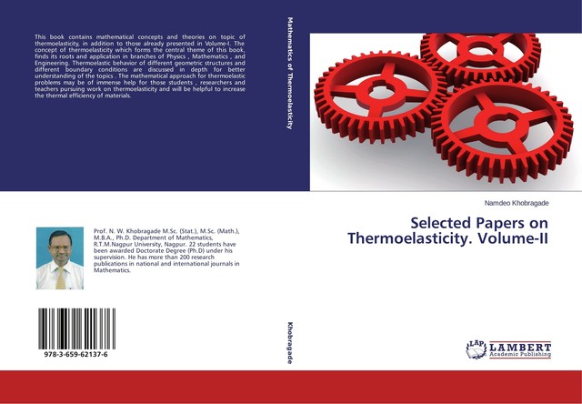 Selected Papers On Thermoelasticity. Volume-Ii von Namdeo Khobragade ...