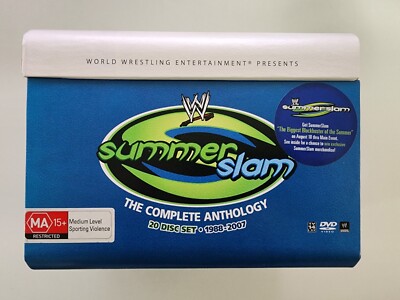 WWE SummerSlam The Complete Anthology 1988-2007, 20 DVD DISC Set ...