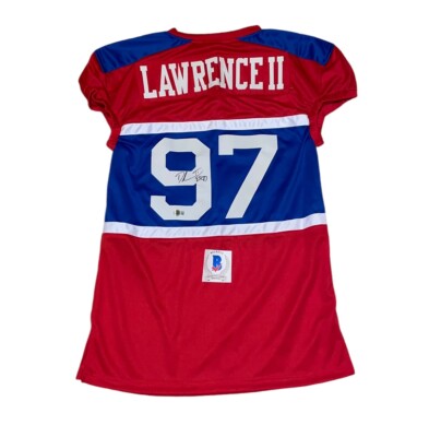 Dexter Lawrence Signed Jersey New York Giants Autographed Auto Beckett ...