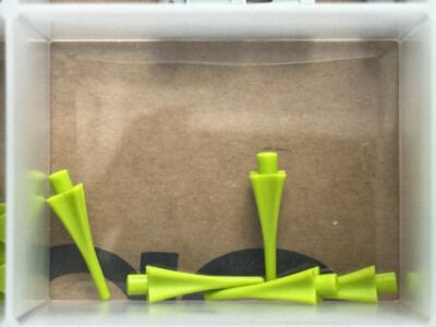 LEGO Parts - Lime Minifigure, Weapon Spear Tip with Fins - No 24482 ...