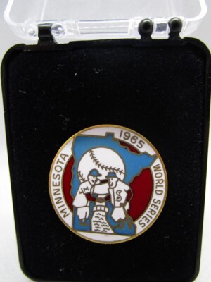 1965 Minnesota Twins World Series Baseball Media Press Pin Original ...