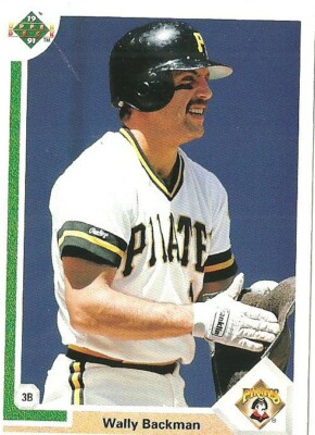 WALLY BACKMAN PITTSBURGH PIRATES #185 - UPPER DECK NM-MT 1991 | eBay