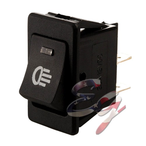 4Pcs 12V 35A Universal Car Fog Light Rocker Switch LED Dash Dashboard ...