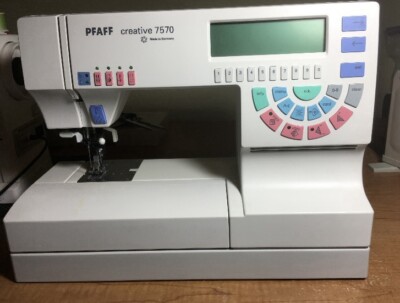 Pfaff Creative 7570 Sewing Machine With Embroidery Unit | eBay