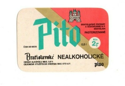 Slovakia - Vintage Beer Label - Bratislavske Pivovary, Bratislava ...