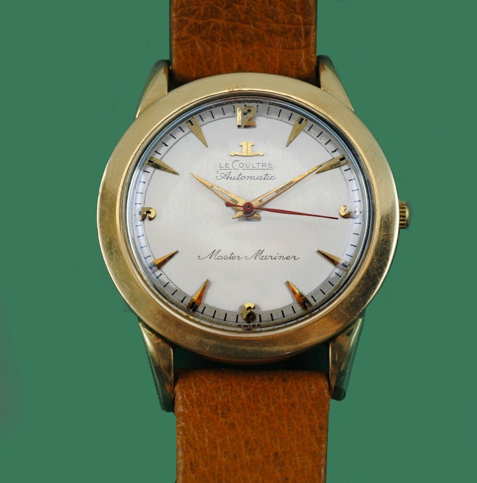 Vintage 60s Jaeger Le Coultre "MASTER MARINER" Large 35mm Automatic GF ...