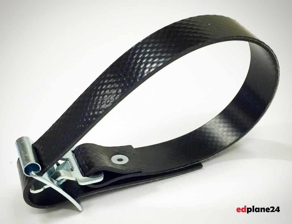 4 x Schnallriemen schwarz mit Klemmschnalle Länge=1000 mm Riemen ...