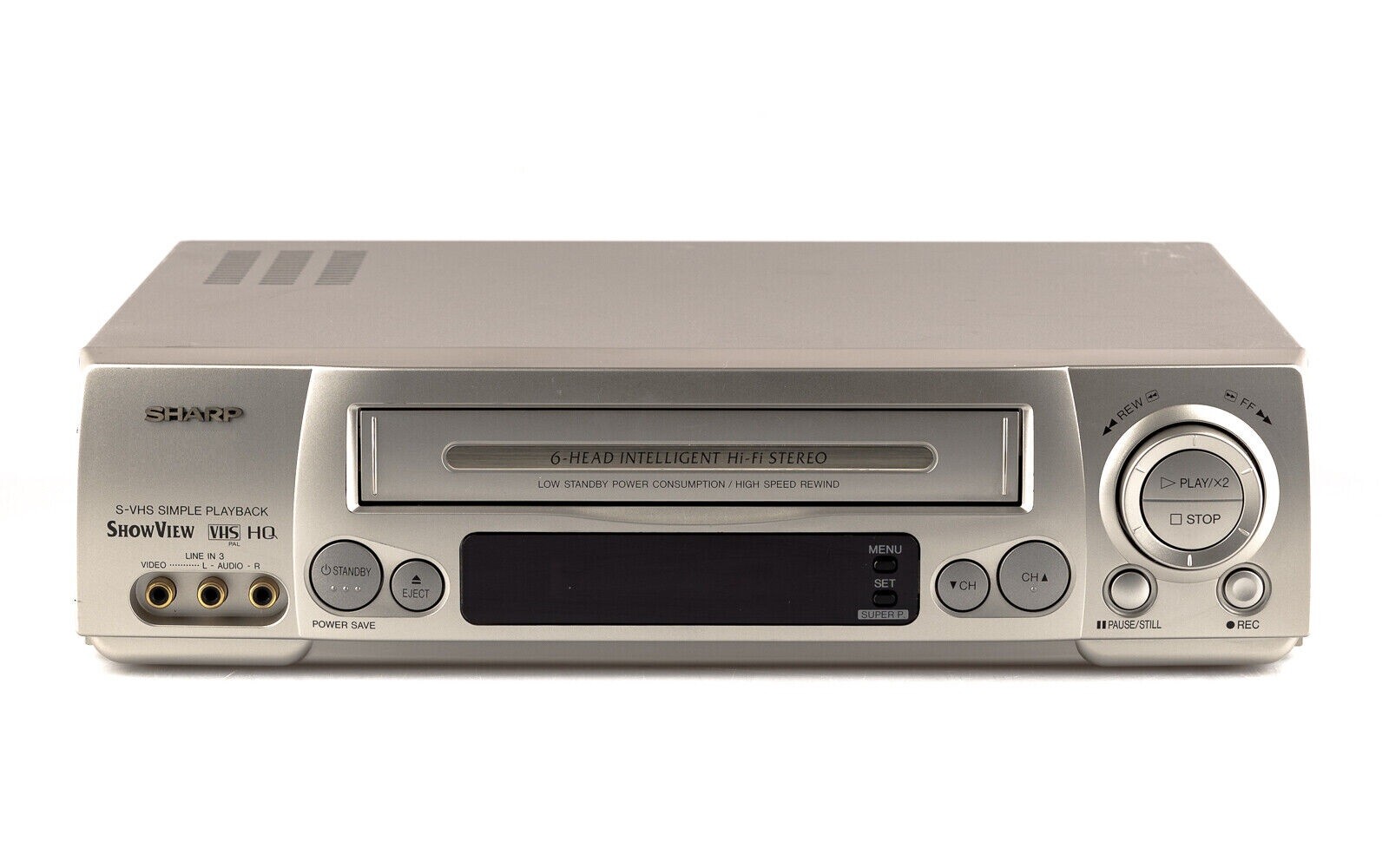 SHARP VHS VCR Video Tape Cassette Player Recorder Fully Serviced 1 YEAR ...
