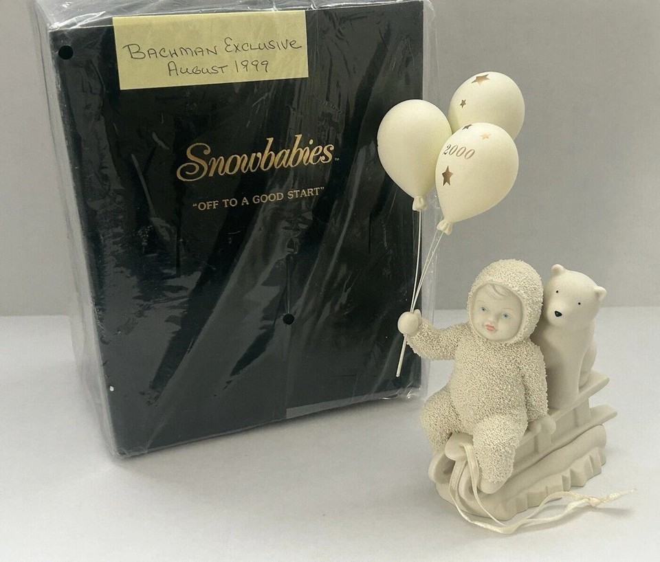 Lot of 7 Snowbabies Dept 56 Winter Tales Figurines/Plus w/ Boxes ...