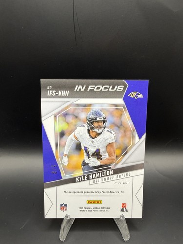 2025 Panini Mosaic - In Focus Signatures Kyle Hamilton #IFS-11 Choice ...