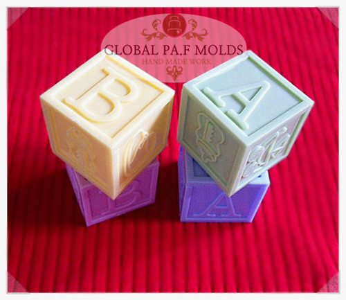 Sugarcraft Molds Polymer Clay Molds Cake Decorating Tools /baby block ...