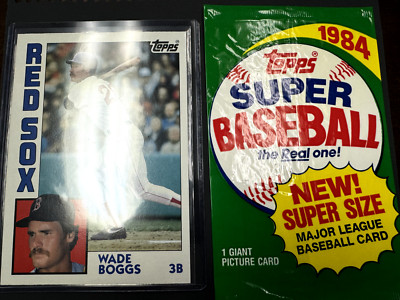 1984 Topps Super Wade Boggs #7 5x7 w/ Original Wrapper | eBay